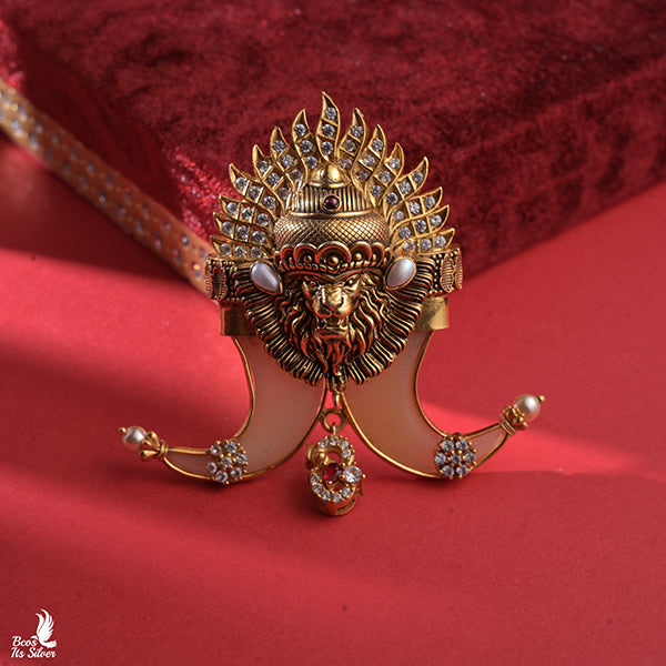 925 Silver Lion Puligoru Pendant -0423