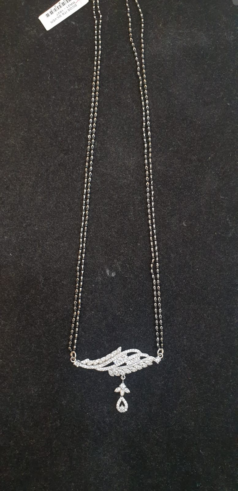 1827 Made Of Pure silver 92.5 Pendant With Block Beads
