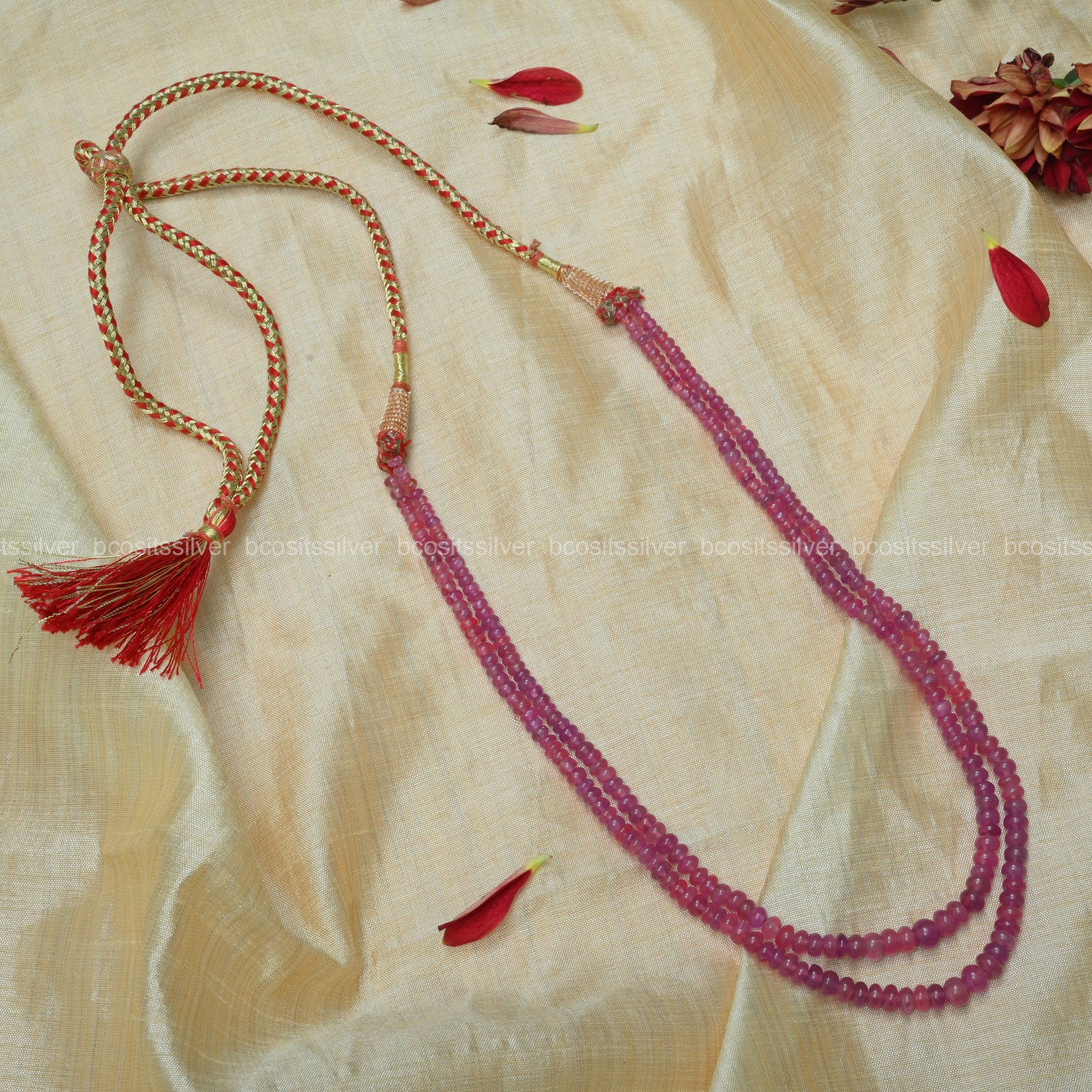 Ruby Round Mania Shape- 2 layer Beads - 1241